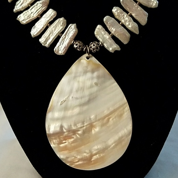 Handcrafted | Jewelry | Biwa Pearl Necklace | Poshmark